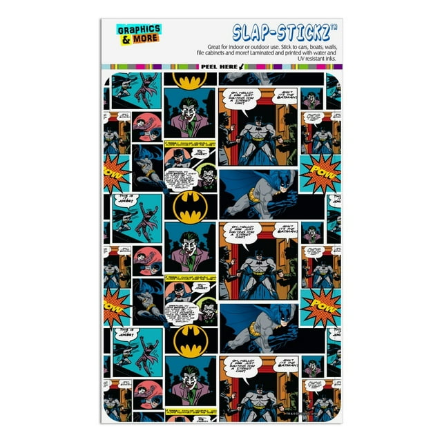 Batman Comic Pattern Home Business Office Sign - Walmart Business Supplies