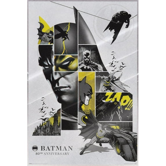 Batman - Comic Poster (80th Anniversary - Image Compilation) (Size: 24 ...