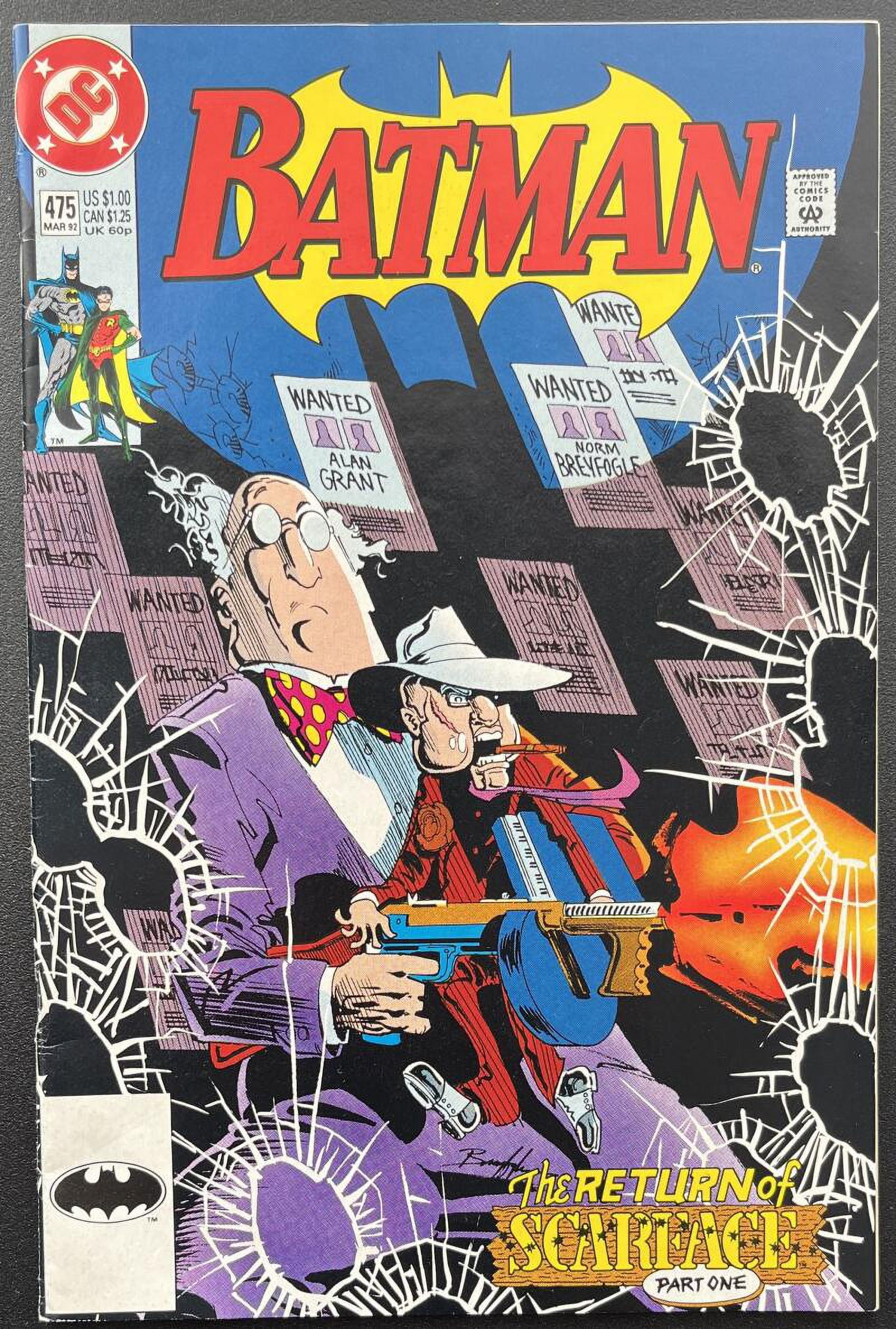 Batman DC Comic Book Mar 1992 Volume 1 - Direct Edition - First App ...