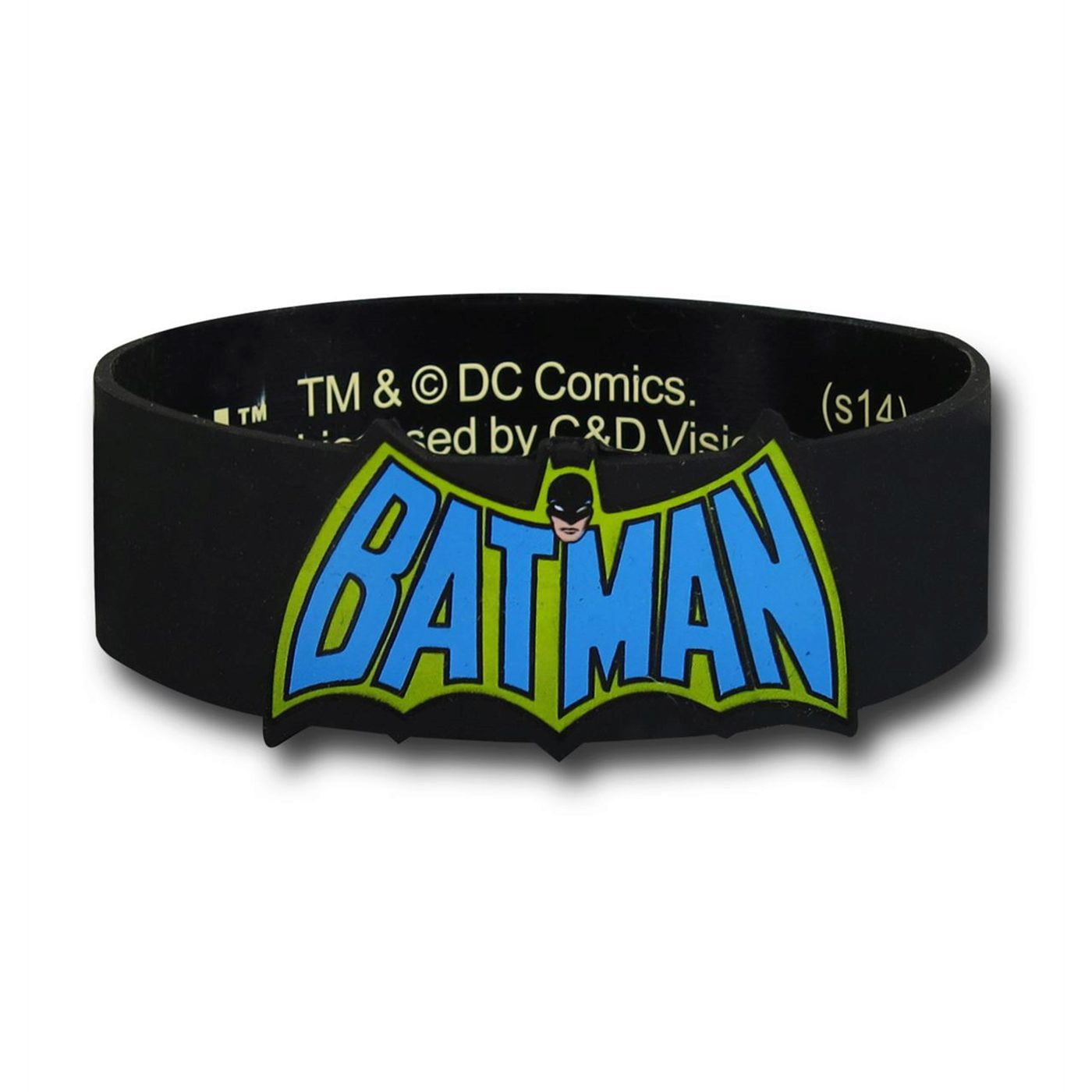 Batman Cape Logo Batman DC Comics Batman Cape Logo Rubber Wristband