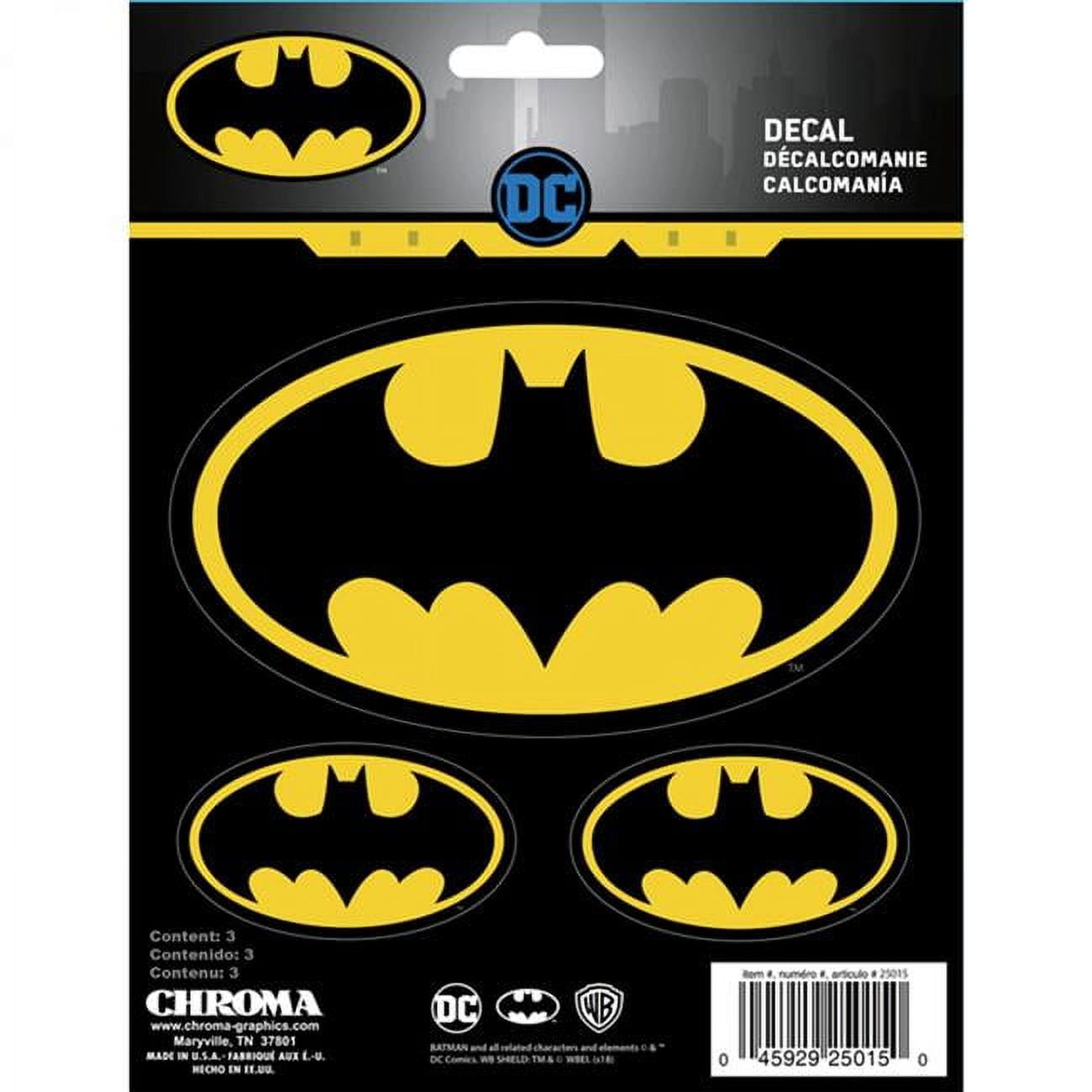 Batman DC Comics Batman Logo Car Emblem - Pack of 3 - Walmart.com
