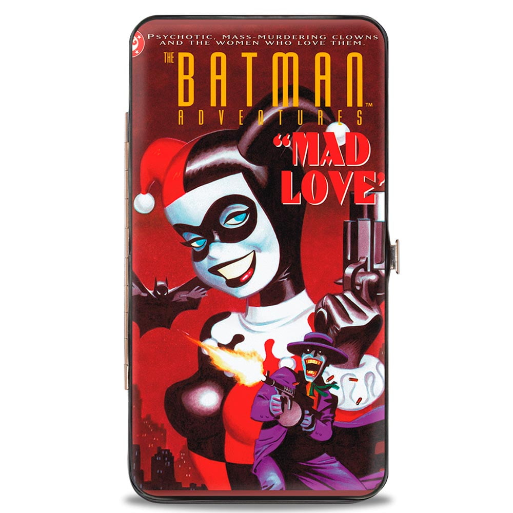 DC Comics Wallet, Hinged, Batman Adventures Mad Love Issue 1 Cover Joker Harley Quinn, Vegan ...