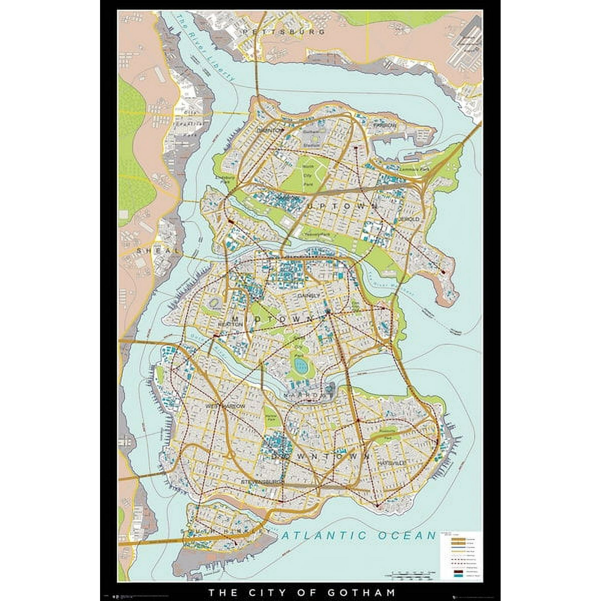 Gotham City Map
