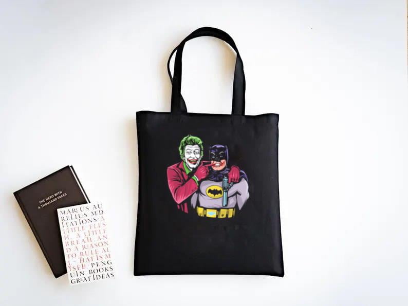 Batman DC Comics Superhero Gotham City Dark Knight Gordon, Tote Bag ...