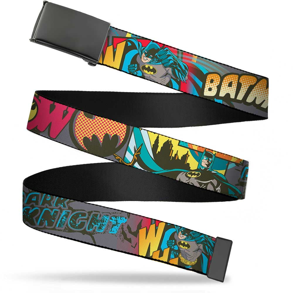 DC Comics Belt, Flip Web Belt Batman Dark Knight, 1.0 Inch Wide, Youth ...