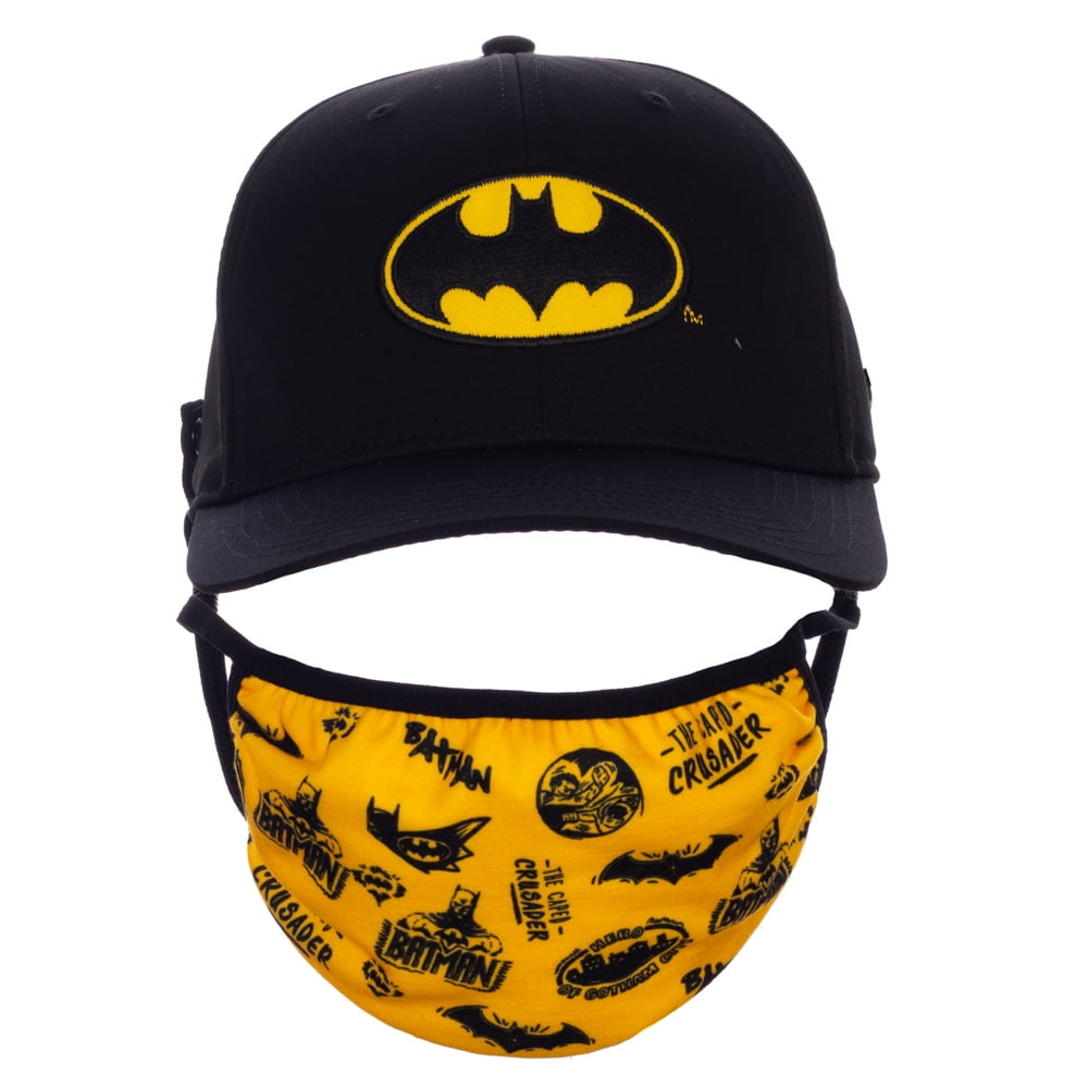 Batman DC Comics Symbol Face Mask Hat Combo - Walmart.com