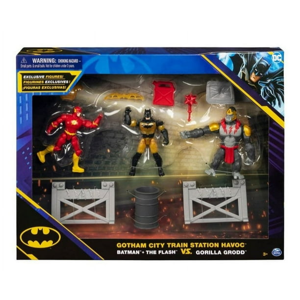 Batman DC Gotham City Train Station Havoc: Batman and The Flash vs ...