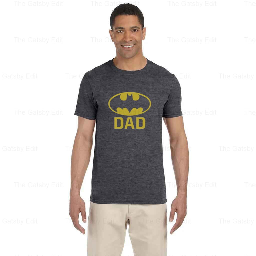 Batman Dad Superhero Father Fathers Day Comic Hero Graphic Shirt ...