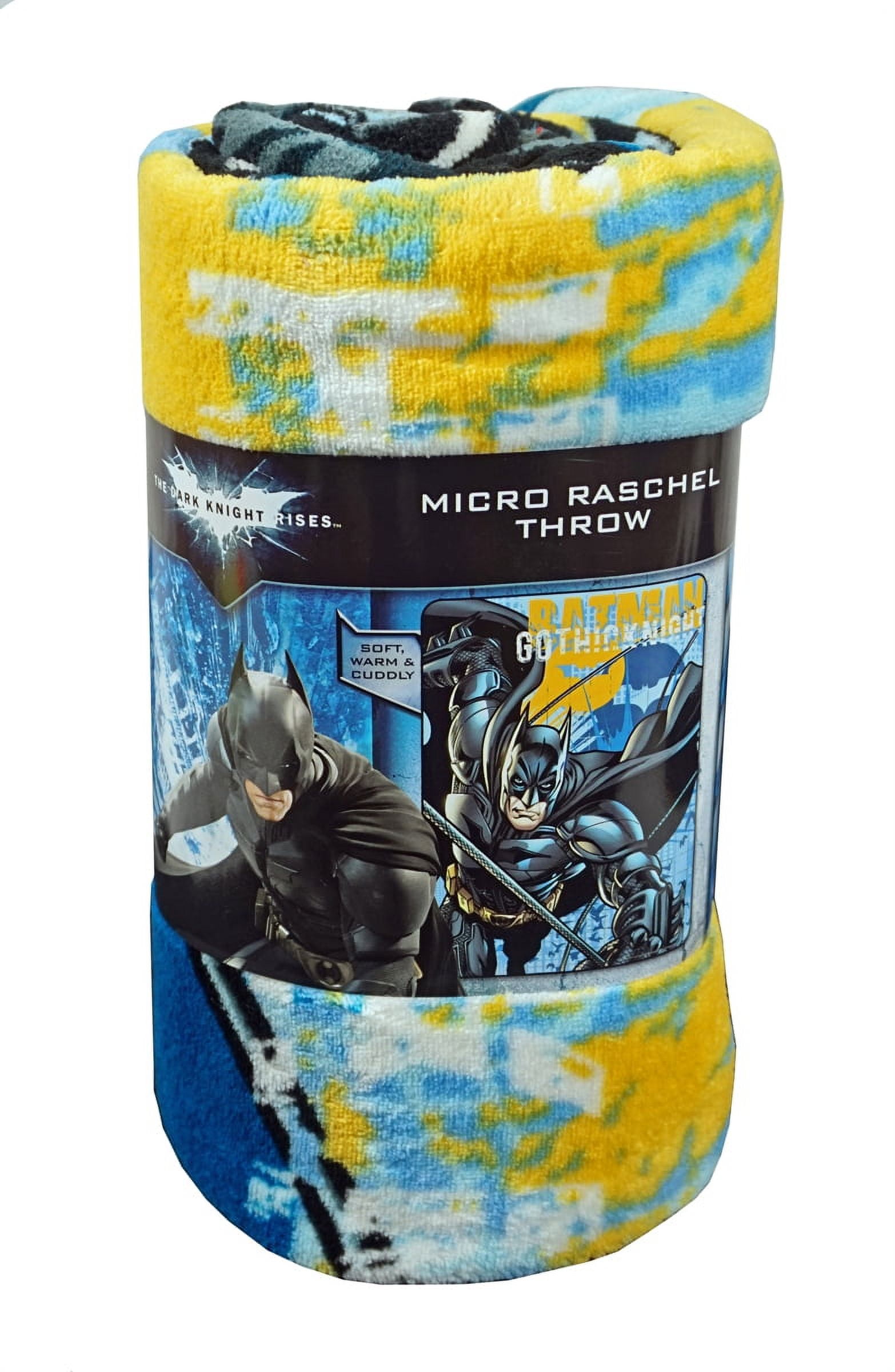 Batman Dark Knight Rises Call the Bat Micro Raschel Plush Throw Blanket ...