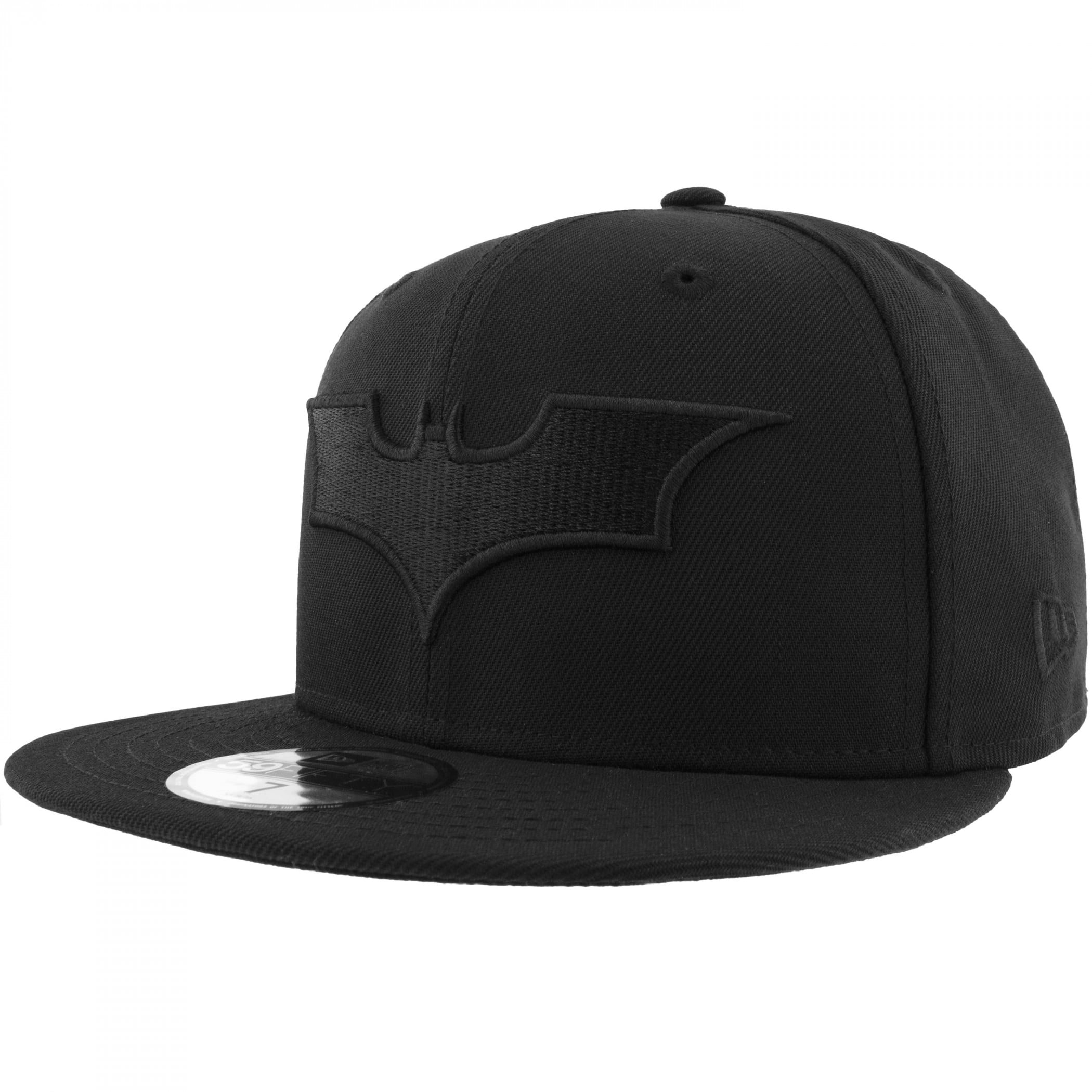 Batman Dark Knight Trilogy Logo Black on Black Colorway New Era 59Fifty ...