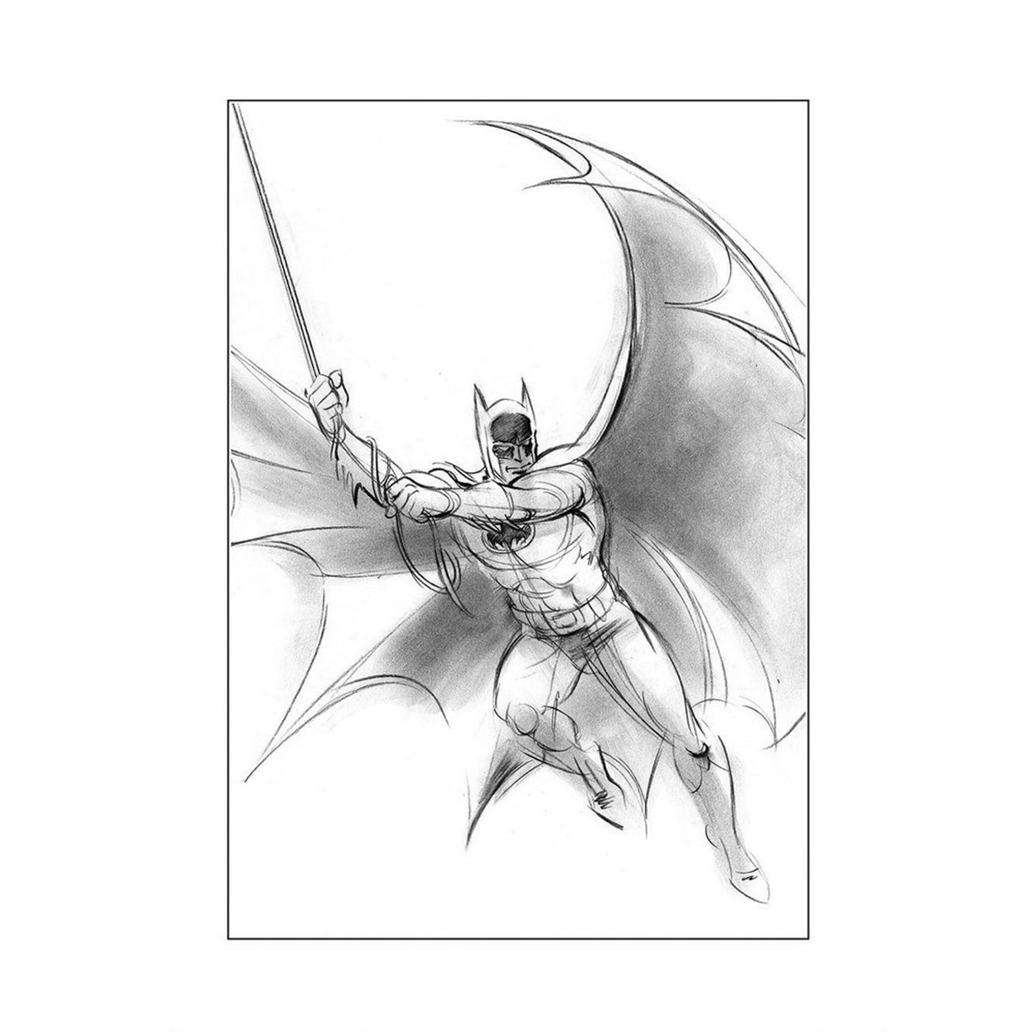 Batman Dc Superhero Swoop Print - Walmart.com