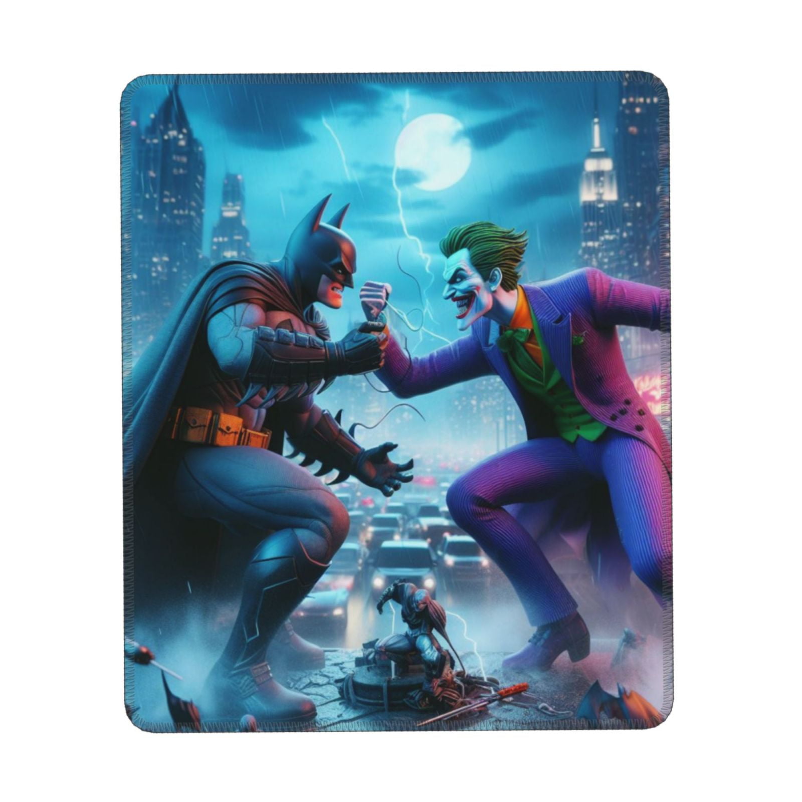 Batman Desk Mat, Gaming Mouse Pad Mat with Non-Slip Base Stitched Edges ...