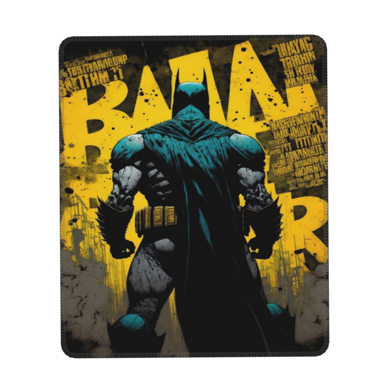 Batman Desk Mat, Gaming Mouse Pad Mat with Non-Slip Base Stitched Edges ...