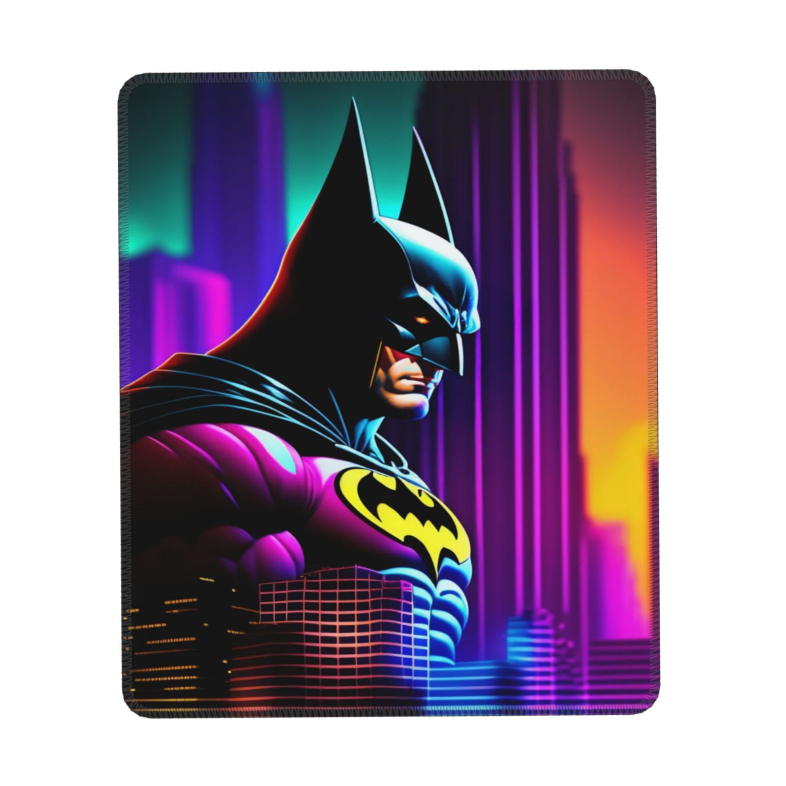 Batman Desk Mat, Gaming Mouse Pad Mat with Non-Slip Base Stitched Edges ...