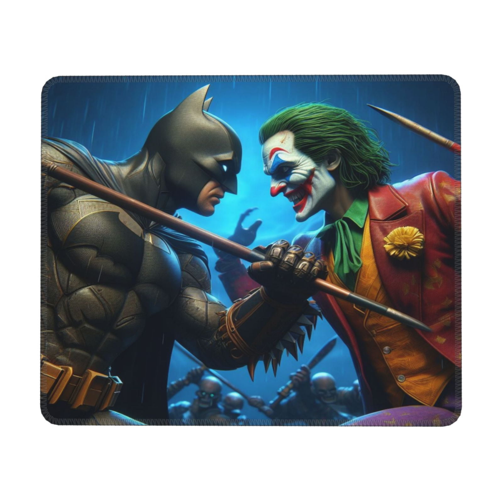 Batman Desk Mat, Gaming Mouse Pad Mat with Non-Slip Base Stitched Edges ...