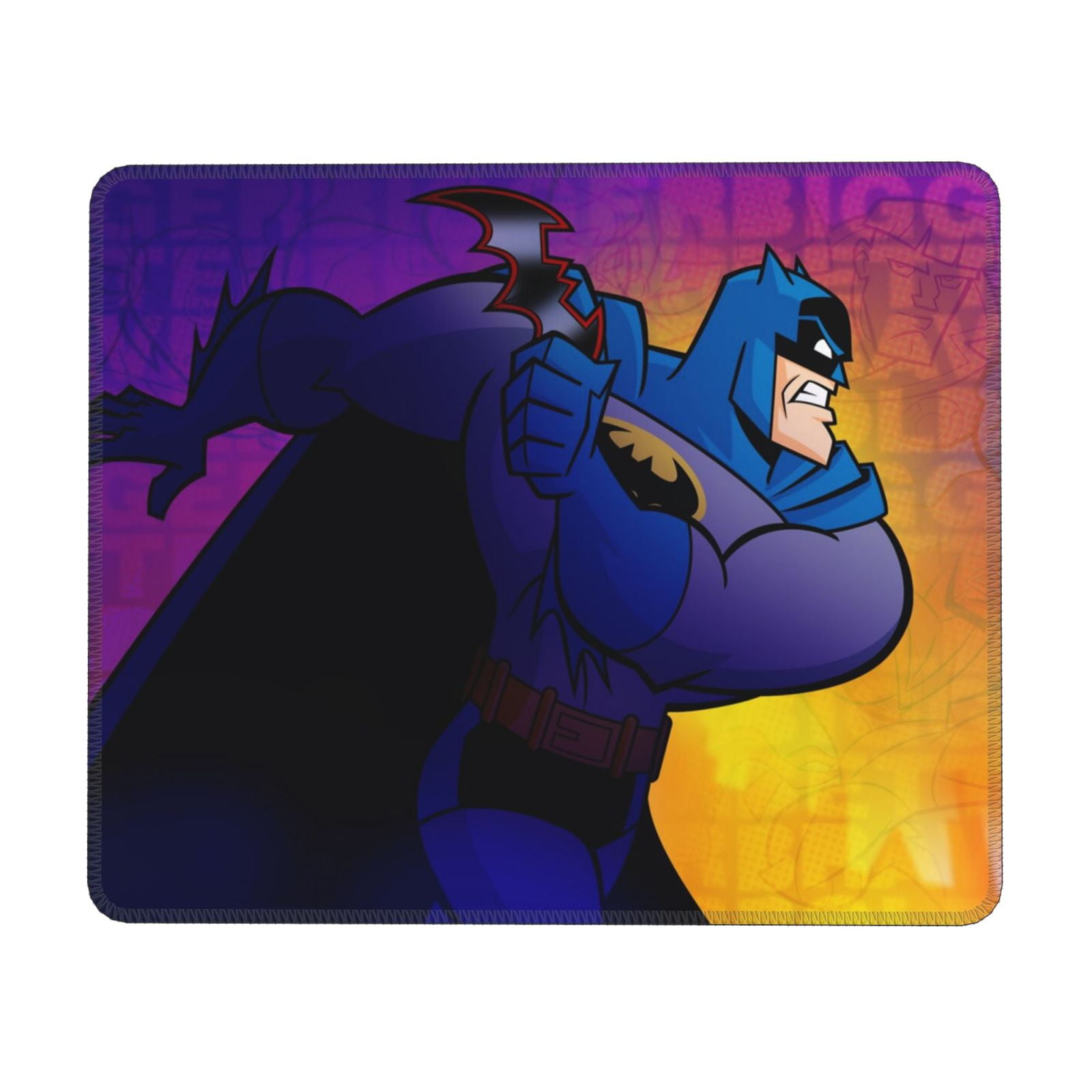 Batman Desk Mat, Gaming Mouse Pad Mat with Non-Slip Base Stitched Edges ...