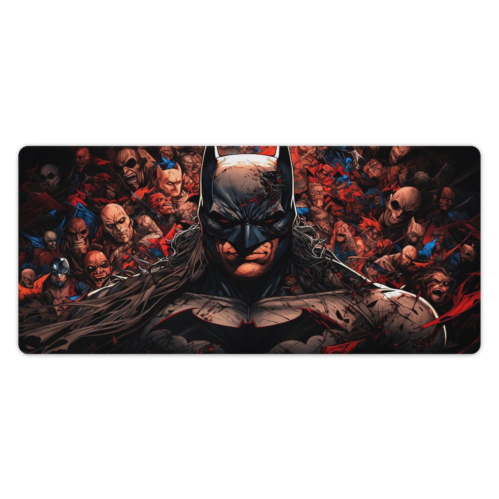 Batman Desk Mat, Large Mouse Pad Extended Gaming Mouse Pad Mat with Non ...
