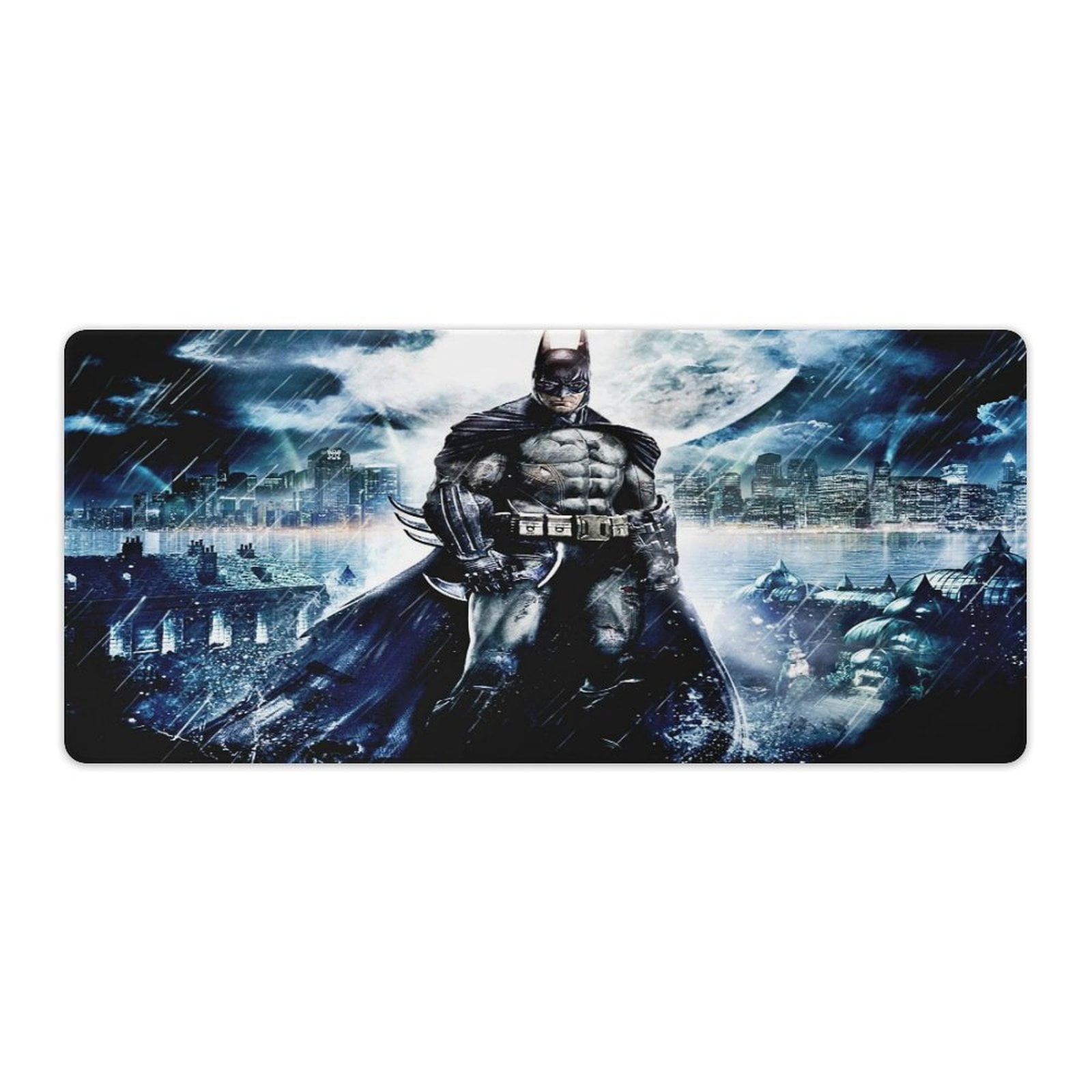 Batman Desk Pad Mouse Pad, Large Gaming Mouse Mat with Stitched Edges ...