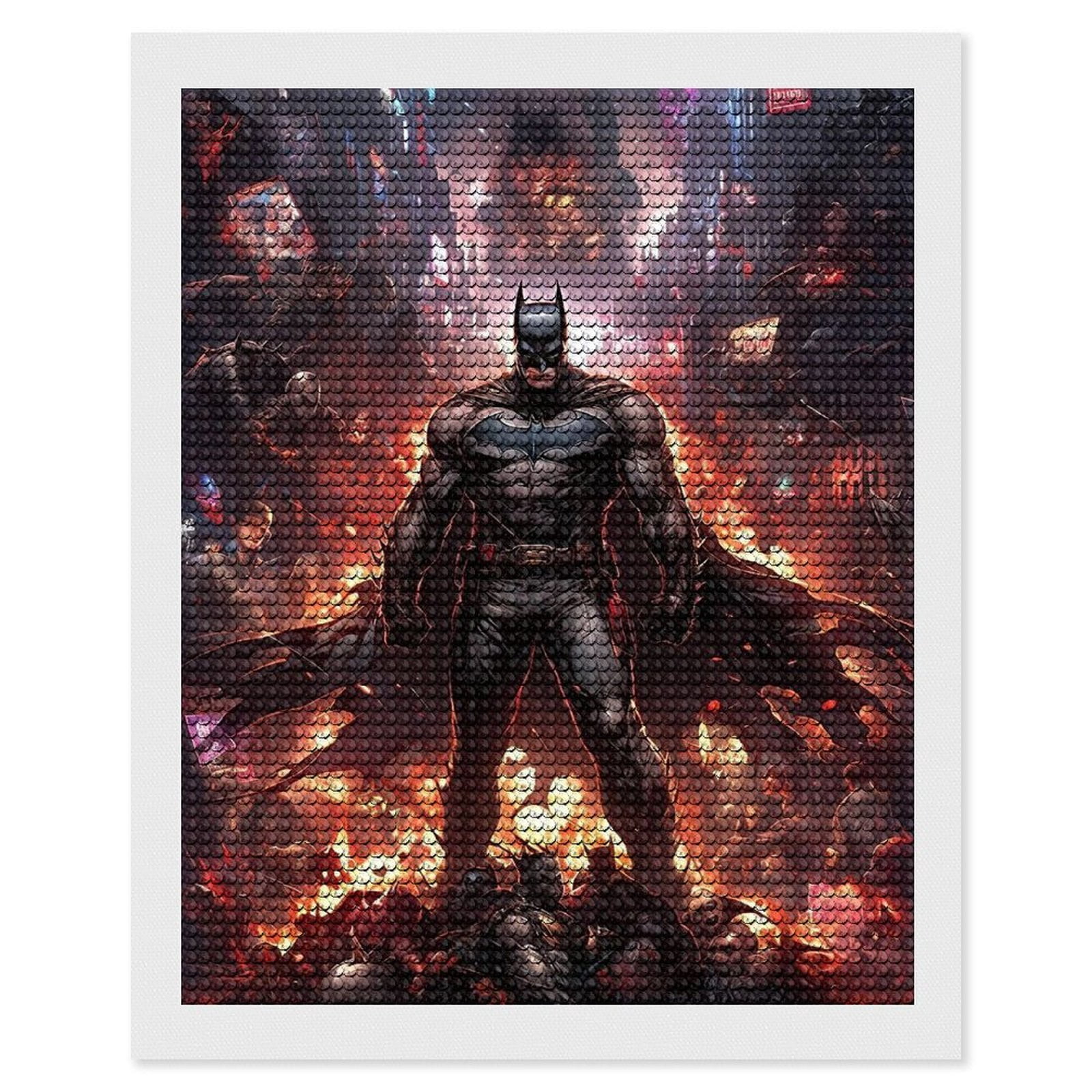 Batman Diamond Art Kits for Adults 5D Diamond Art Kit Paint by Number ...