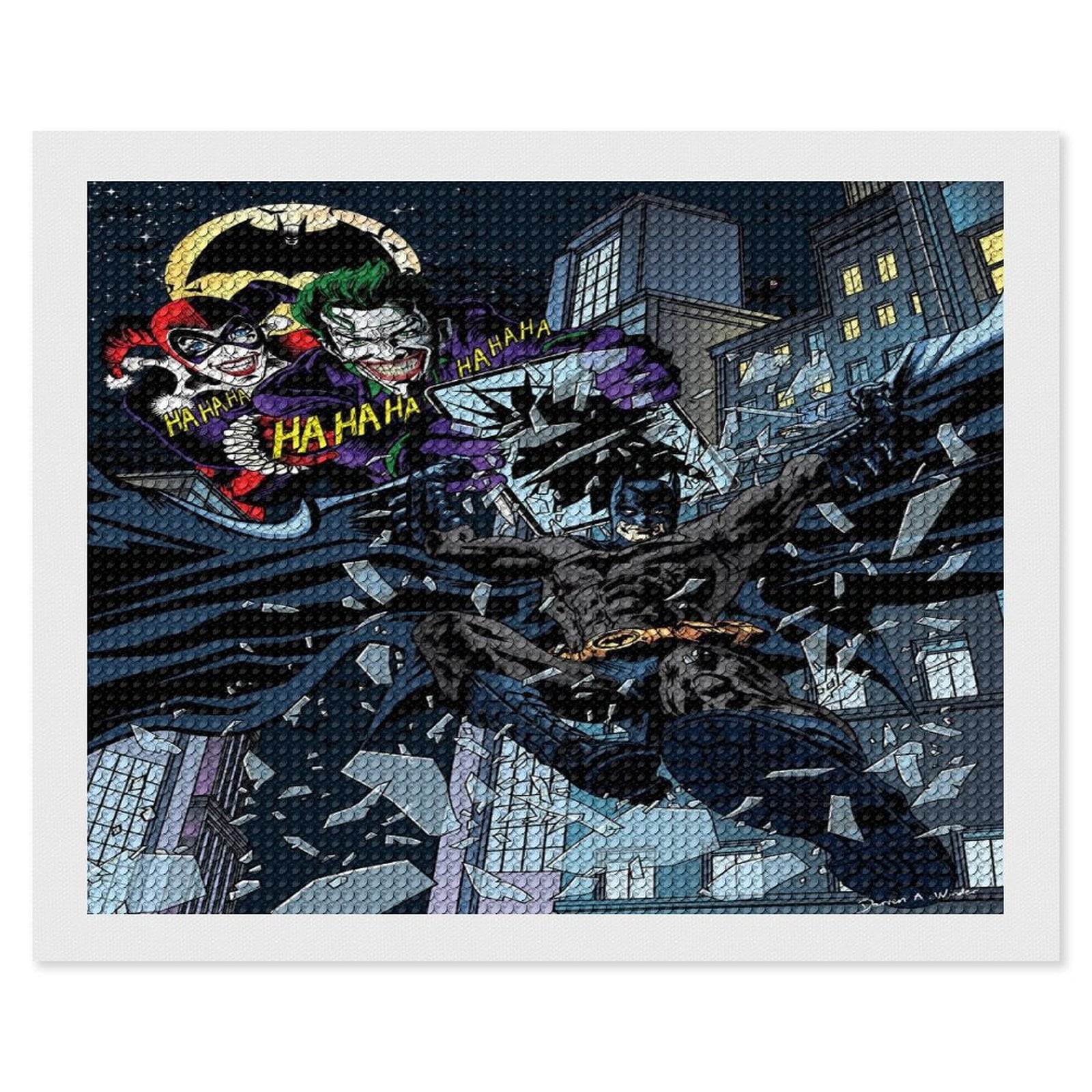 Batman Diamond Art Kits for Adults 5D Diamond Art Kit Paint by Number ...