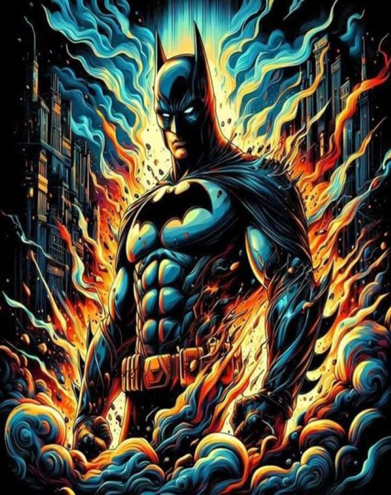 Batman Diamond Art Kits for Adults,5D Diamond Painting Kits for Adults ...