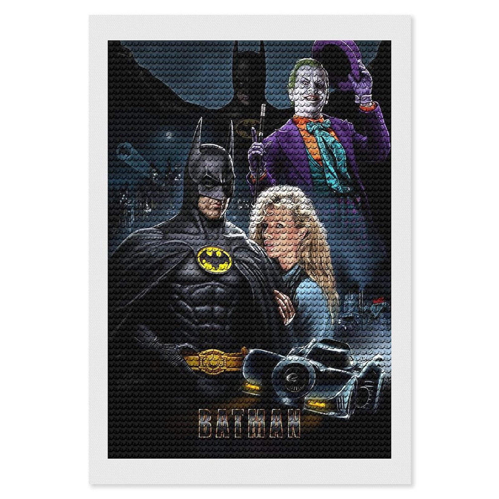 Batman Diamond Art Kits for Adults Diamond Art Gem Art Painting Full ...
