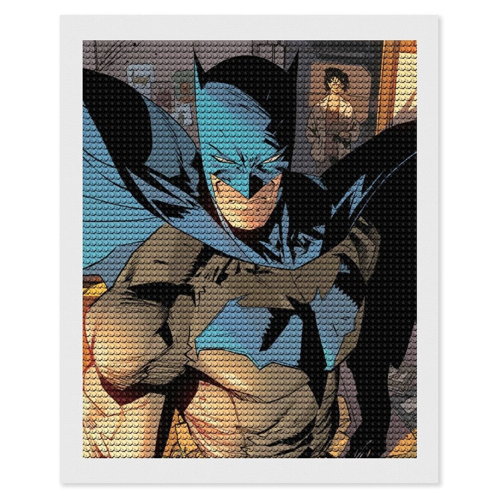 Batman Diamond Art Painting Kits for Adults, 5D Diamond Art Full Drill ...