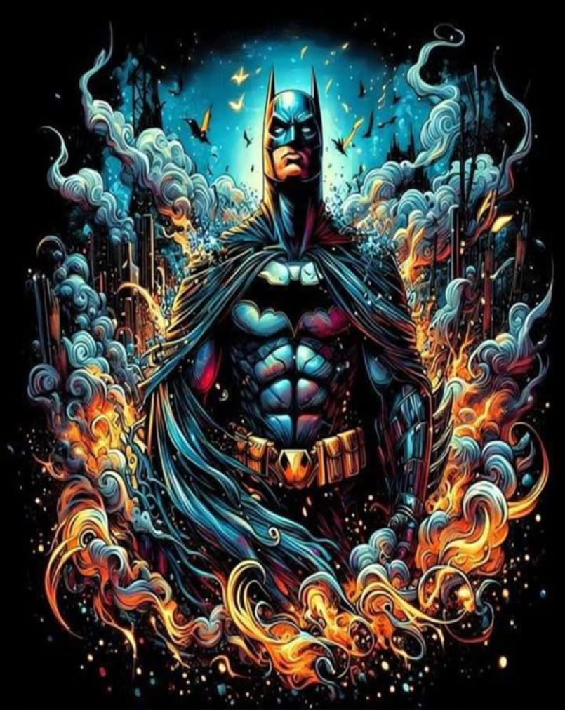 Batman Diamond Painting Kits for Adults,Superhero Diamond Painting ...