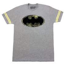 Batman Logo DC Comics Distressed Logo Men's T-Shirt - Walmart.com