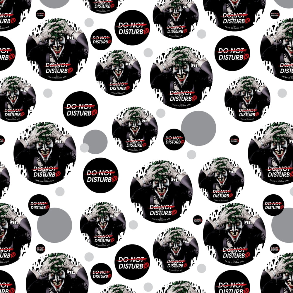 Batman Disturbed Joker Premium Gift Wrap Wrapping Paper Roll - Walmart.com