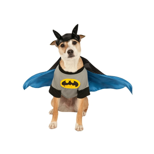 DC Comics Classic Batman Pet Costume for Dogs or Cats by Rubies, Large ...