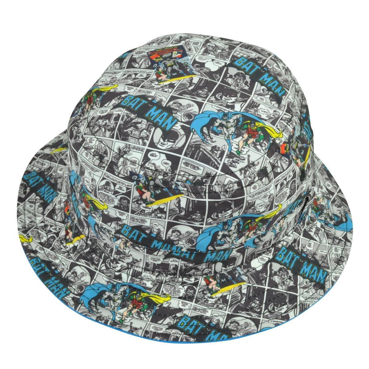 Batman Dye Sublimated Strip DC Comic Book Sun Bucket Hat Youth Super ...