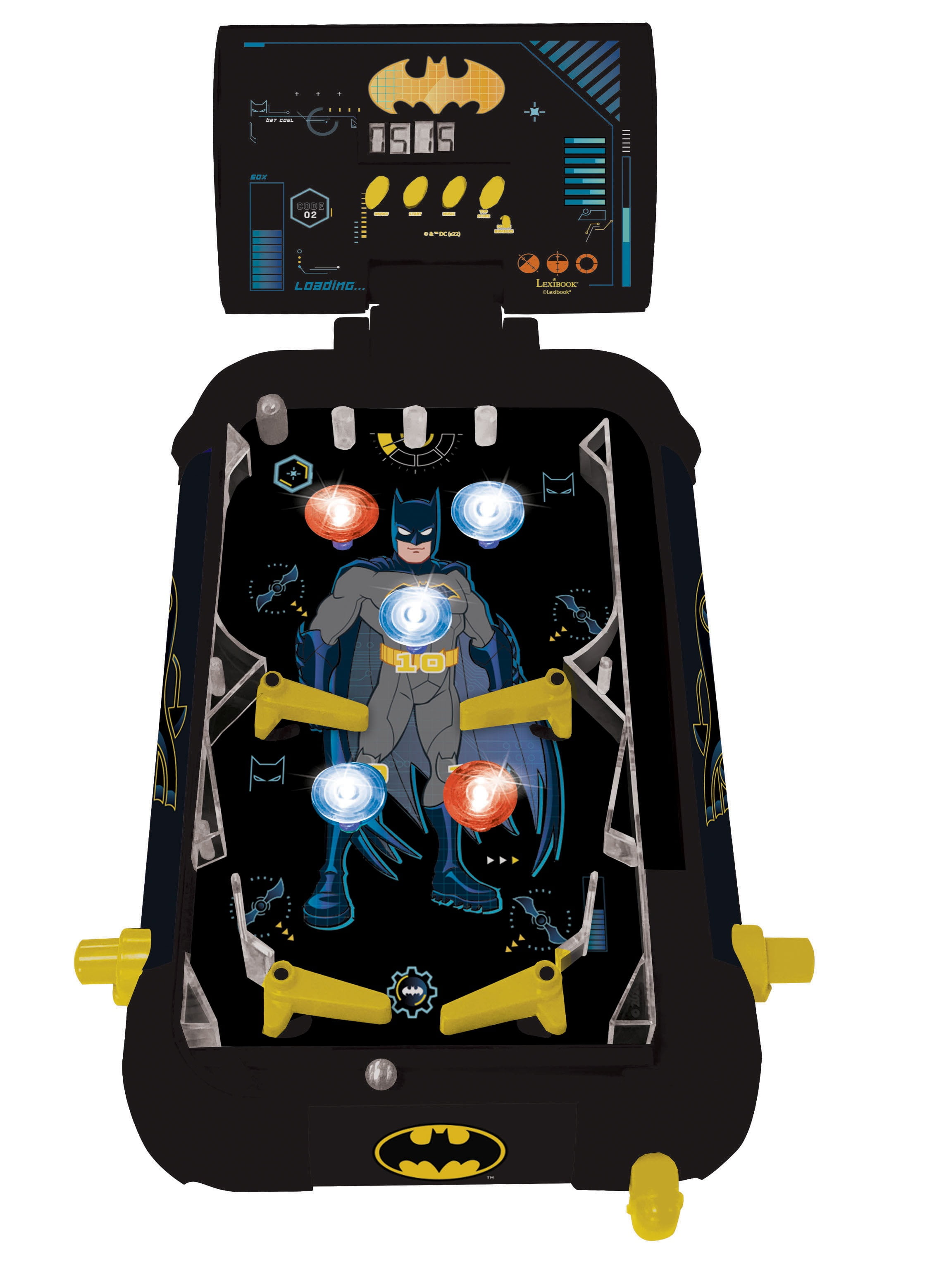Batman Electronic Pinball with lights and sounds_JG610BAT - Walmart.com
