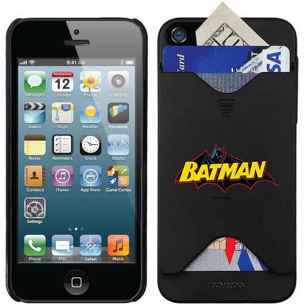 Batman Emblem Design on Apple iPhone 5SE/5s/5 Thinshield Card Case by ...