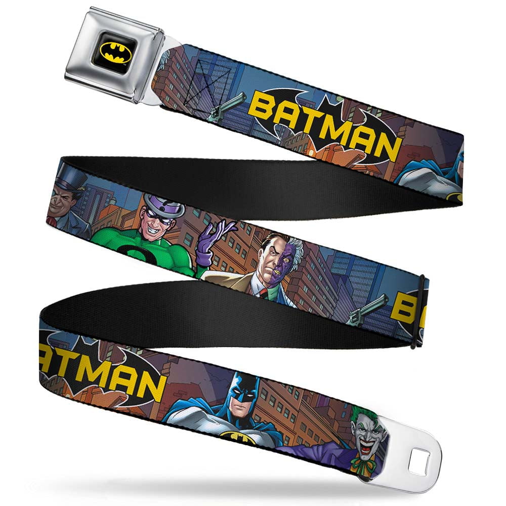 Batman Fcg Black Yellow 1.0" Chrome Batman & Villains2 Cityscape ...