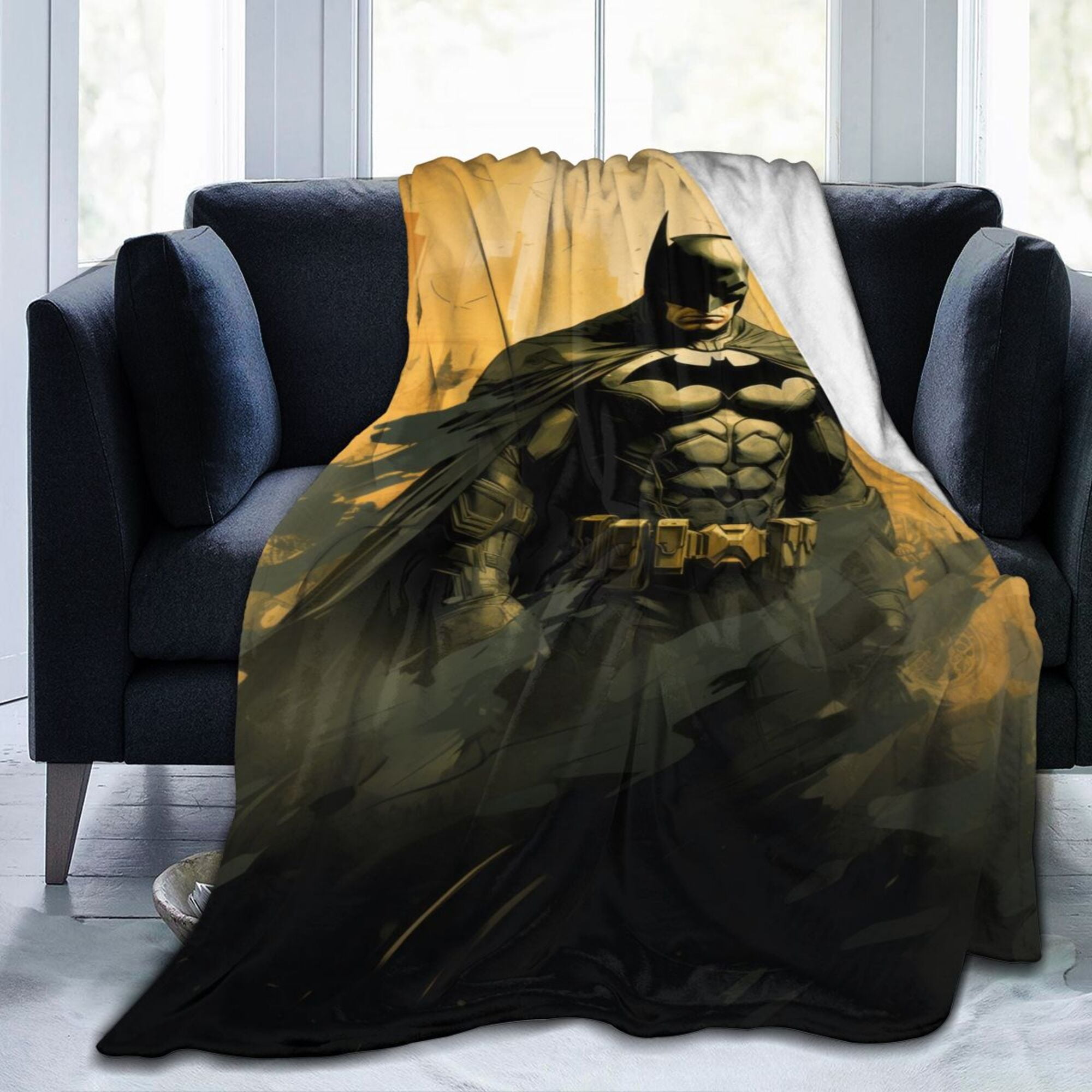 Batman Flannel Blanket, Soft and Cozy Plush All Season Throw Blanket ...