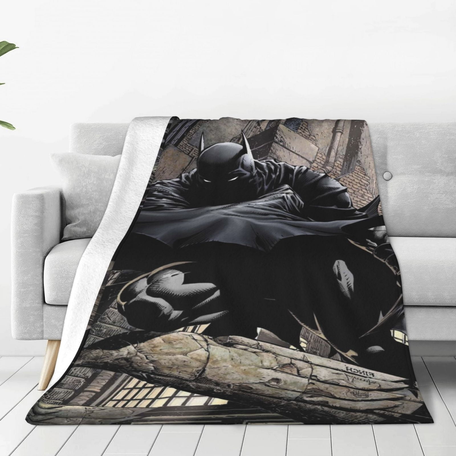Batman Fleece Blanket Super Soft Cozy Throw Blanket Fuzzy Comfy Flannel ...