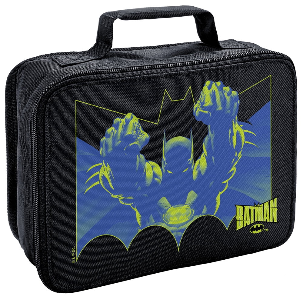 Batman Flying Fists Insulated Soft Sided Lunch Box - Reusable Lunch Bag ...