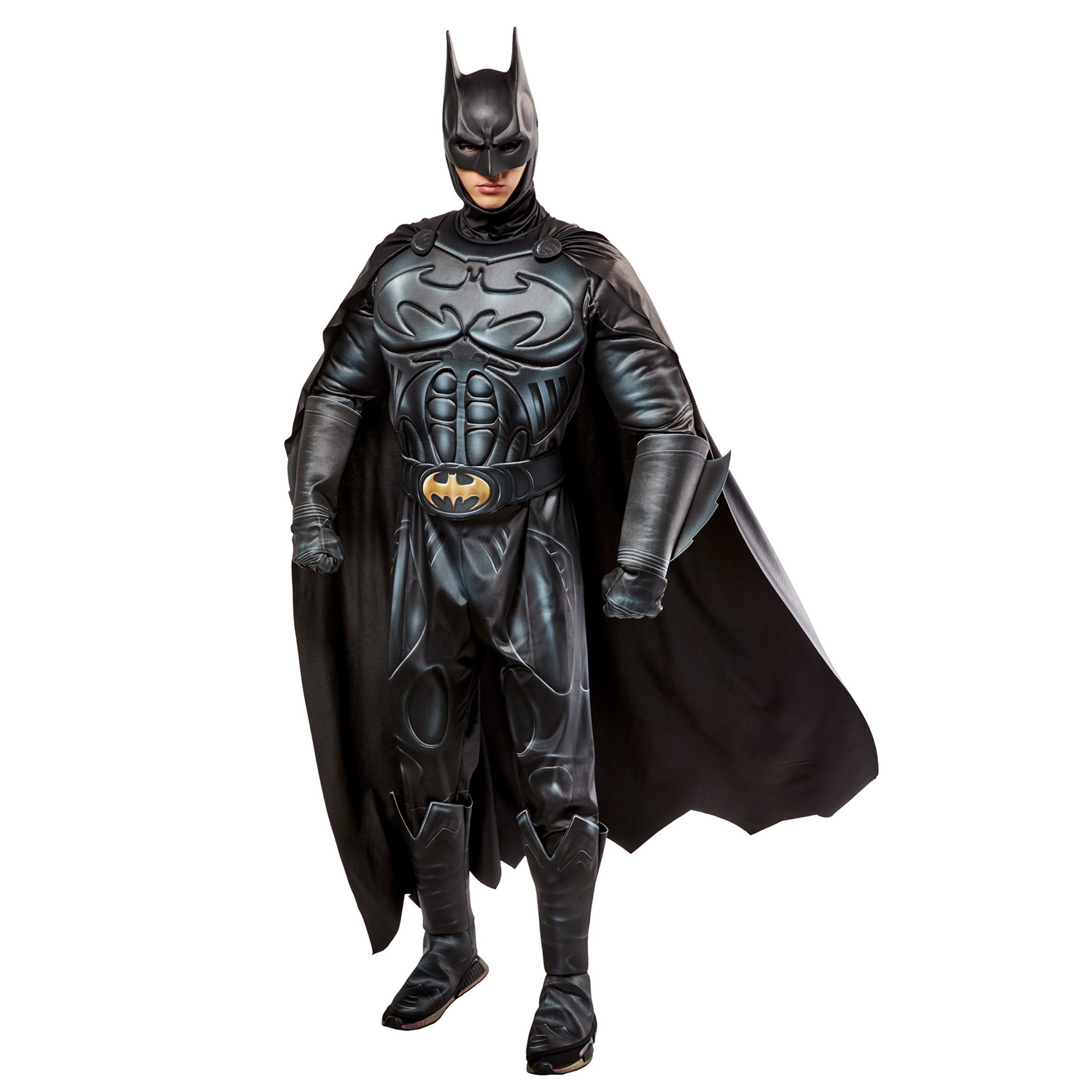 Batman Forever Batman Deluxe Costume for Adults by Rubies, Men's Medium ...
