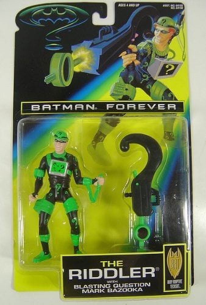 Kenner Batman Forever The Riddler With Blasting Question Mark Bazooka ...