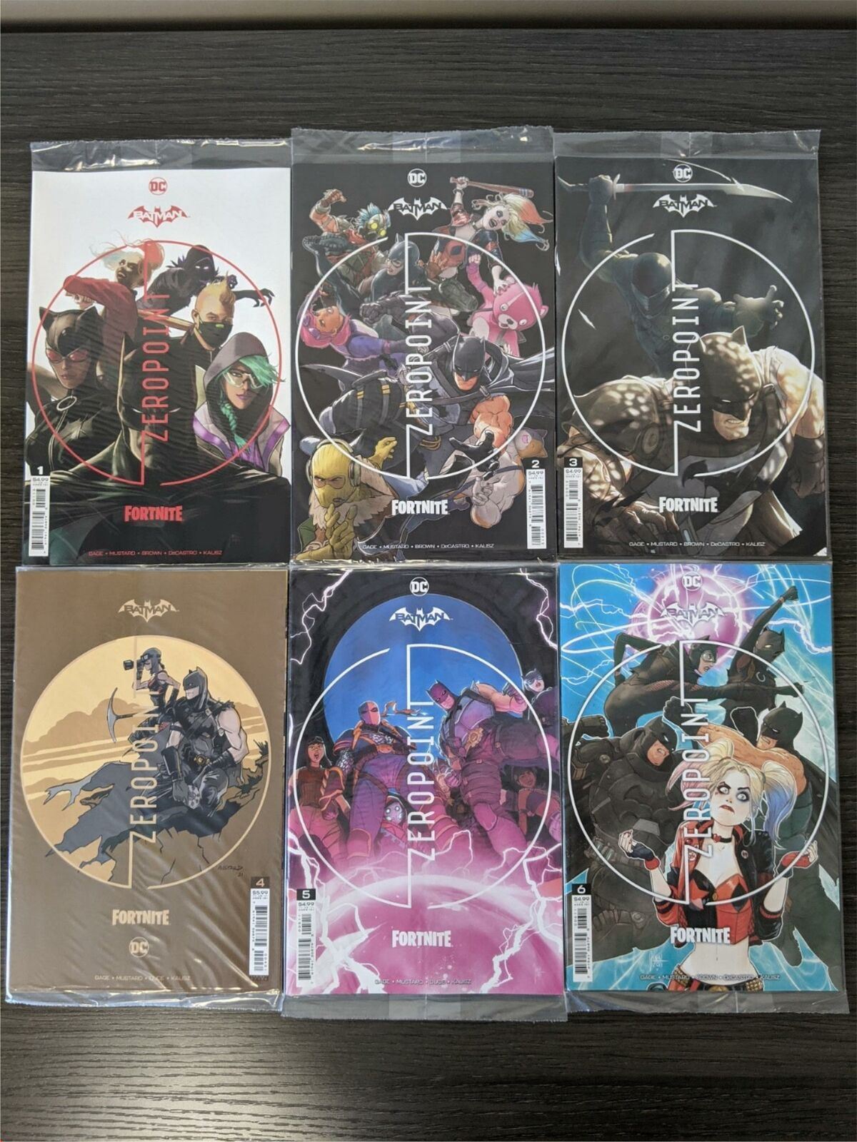 Batman Fortnite: Zero Point Comics with ALL CODES # 1 2 3 4 5 6 SET ...