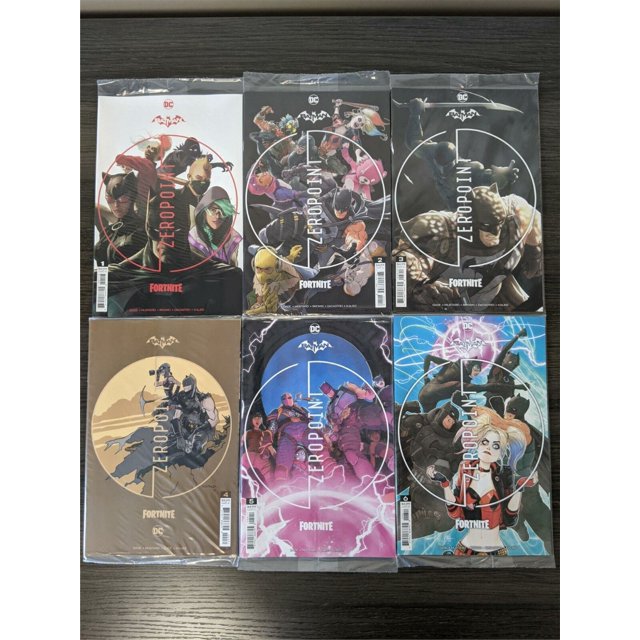 Batman Fortnite: Zero Point Comics with ALL CODES # 1 2 3 4 5 6 SET ...