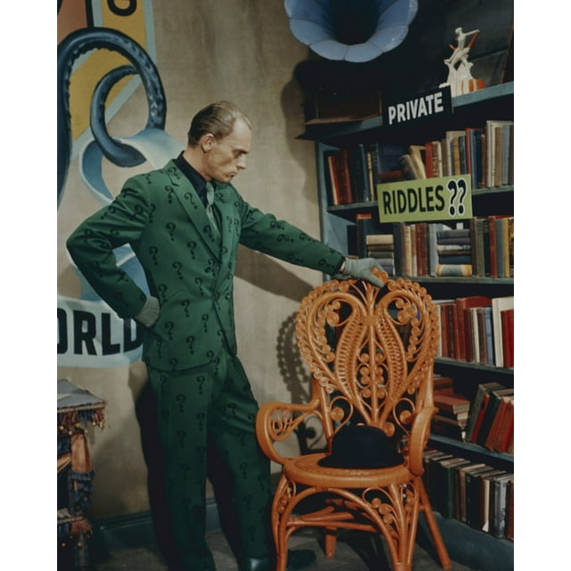 Batman Frank Gorshin as the Riddler in green suit 24x36 Movie Poster HD ...