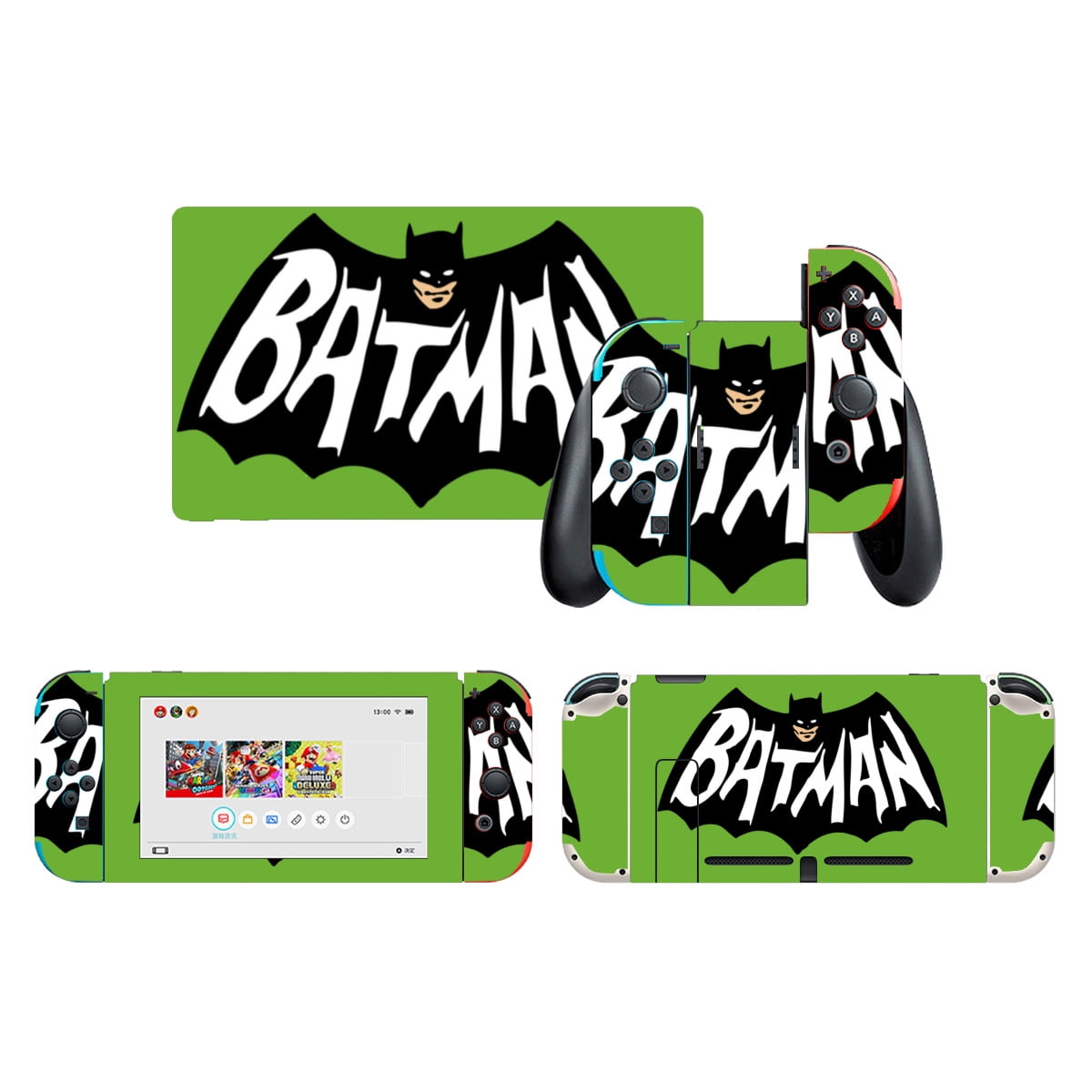Batman Game Switch Skin - Anime Cartoon Game Sticker, No Bubble ...