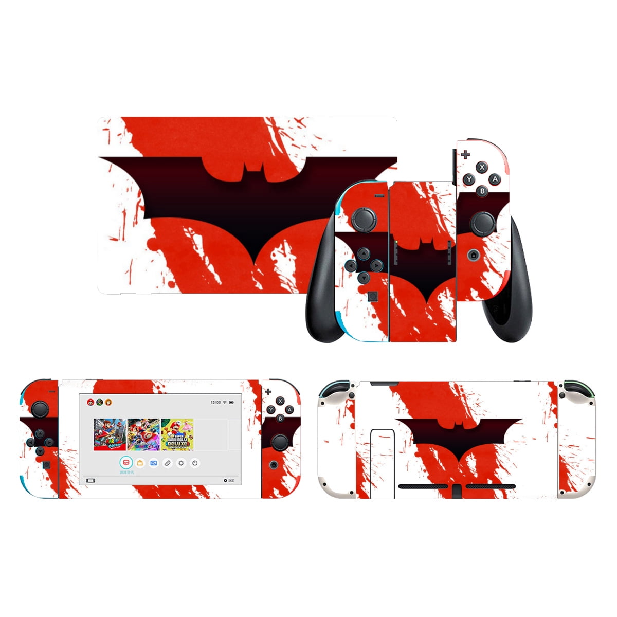 Batman Game Switch Skin - Anime Cartoon Game Sticker, No Bubble ...