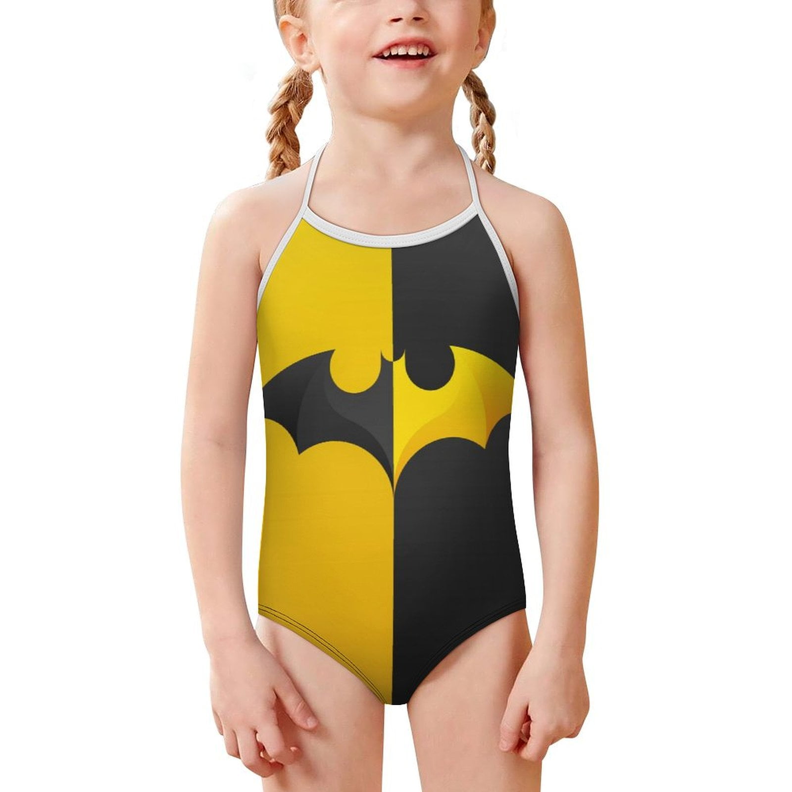 Batman Girls One Piece Swimsuits Kids Sport Summer Swimwear Beach ...