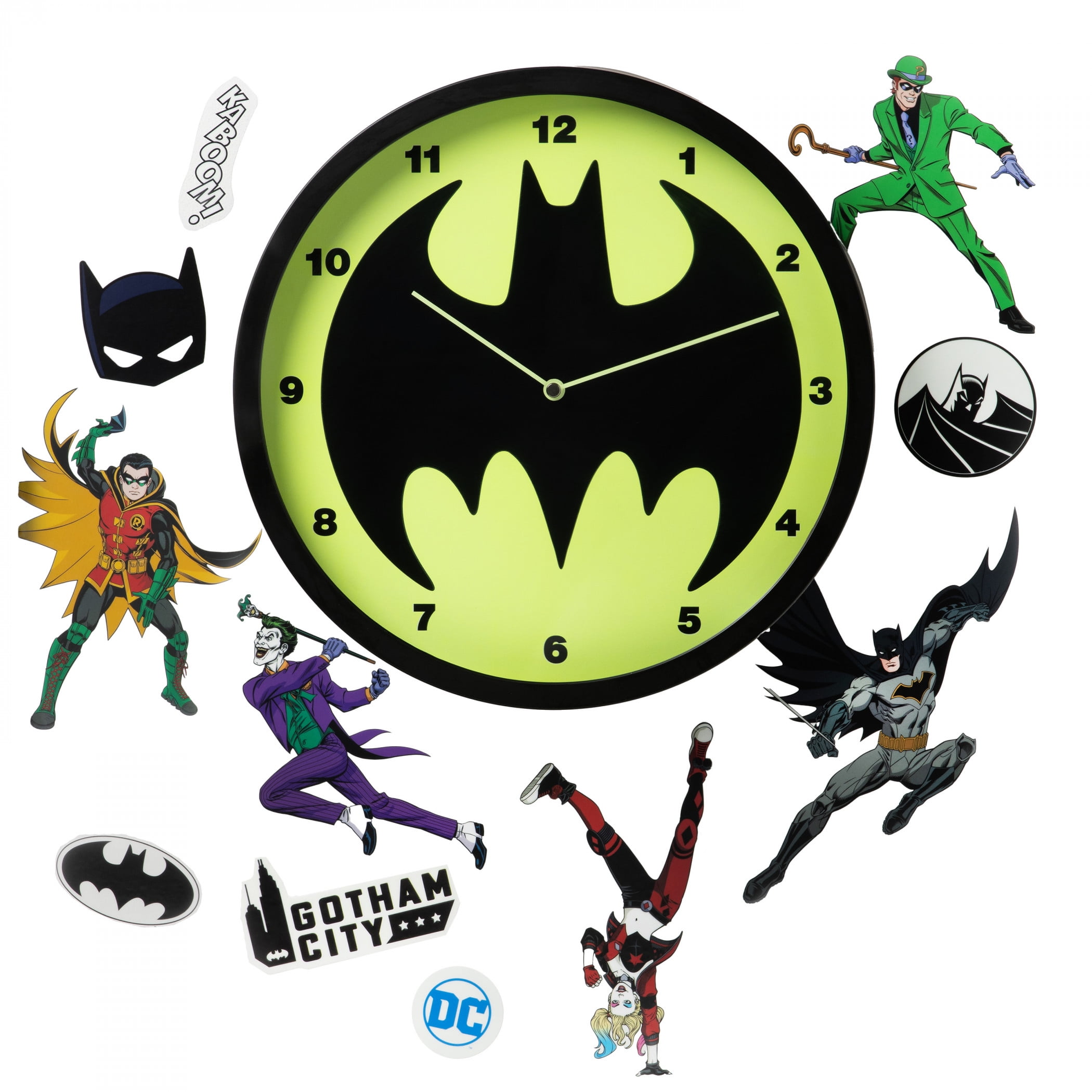 Batman Glow In The Dark Wall Clock - Walmart.com