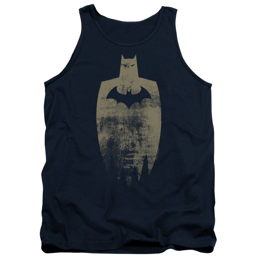 Batman Gold Silhouette Adult Tank Top-Navy - Walmart Business Supplies