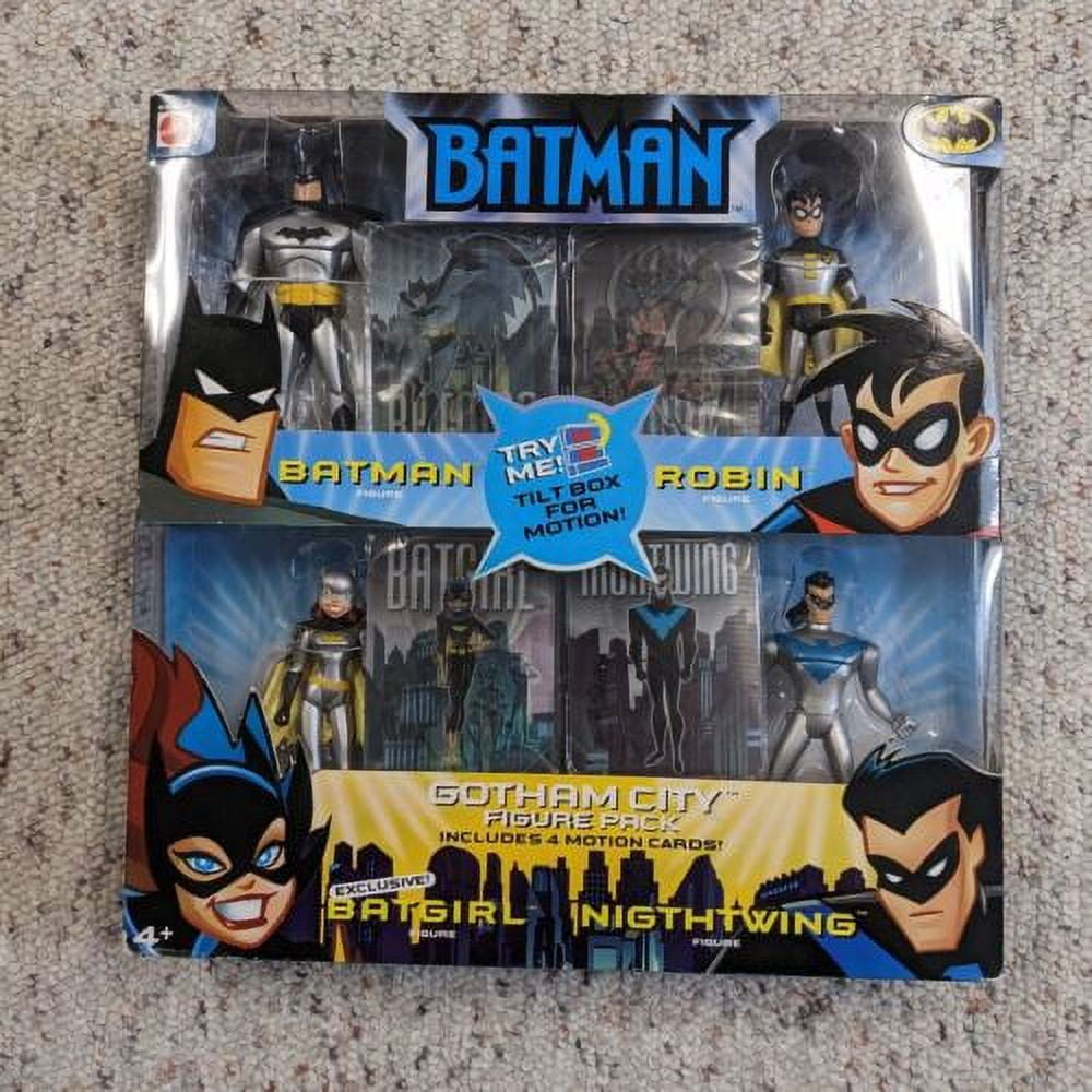 Mattel Gotham City Action Figures Set, 4 Figures Including Batman ...
