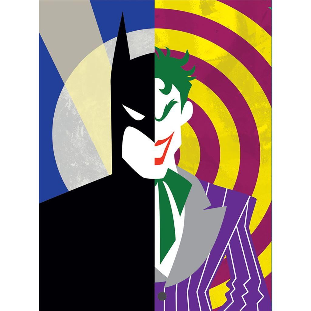 Batman Half Half The Joker Canvas Print - Walmart.com
